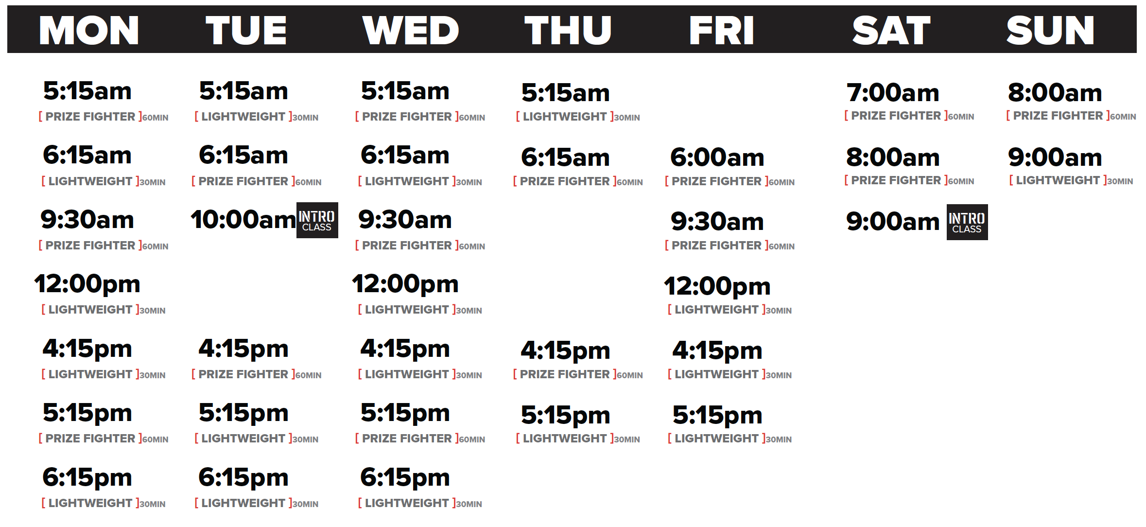 Erie | Level Red Boxing